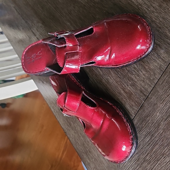 boc | Shoes | Boc Born Concept Kalima Glossy Red Clogs | Poshmark